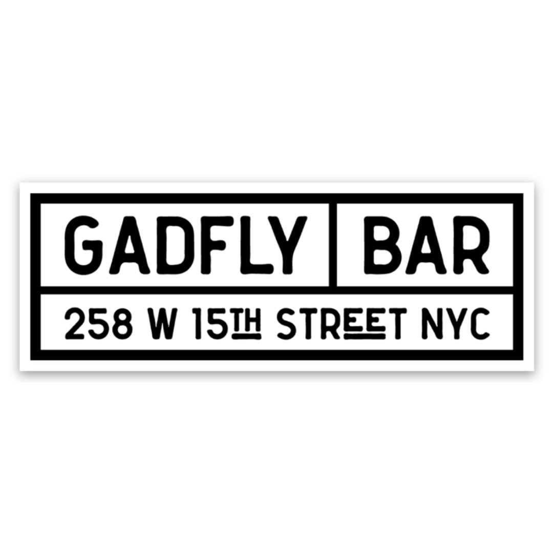 Gadfly Logo Sticker – Gadfly Bar